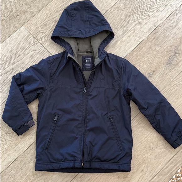 GAP | Jackets & Coats | New Gap Kids Navy Blue Hooded Fleece Lined ...